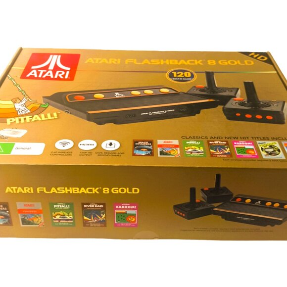 ATARI | Video Games & Consoles | Atari Flashback 8 Gold Delux 2 Classic Builtin Hd Games 40th ...